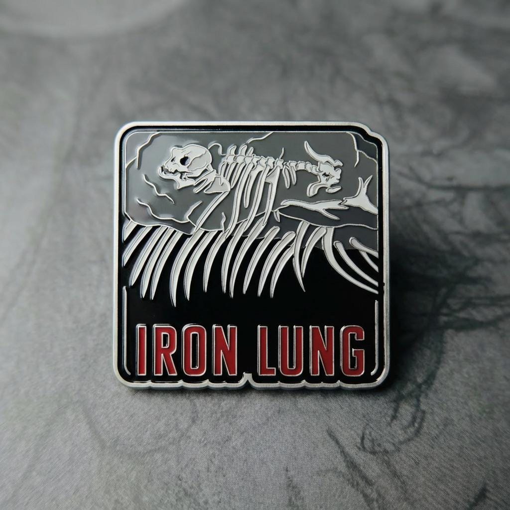 Iron Lung Inspired Movie Enamel Pin, Video Game Pin - Etsy