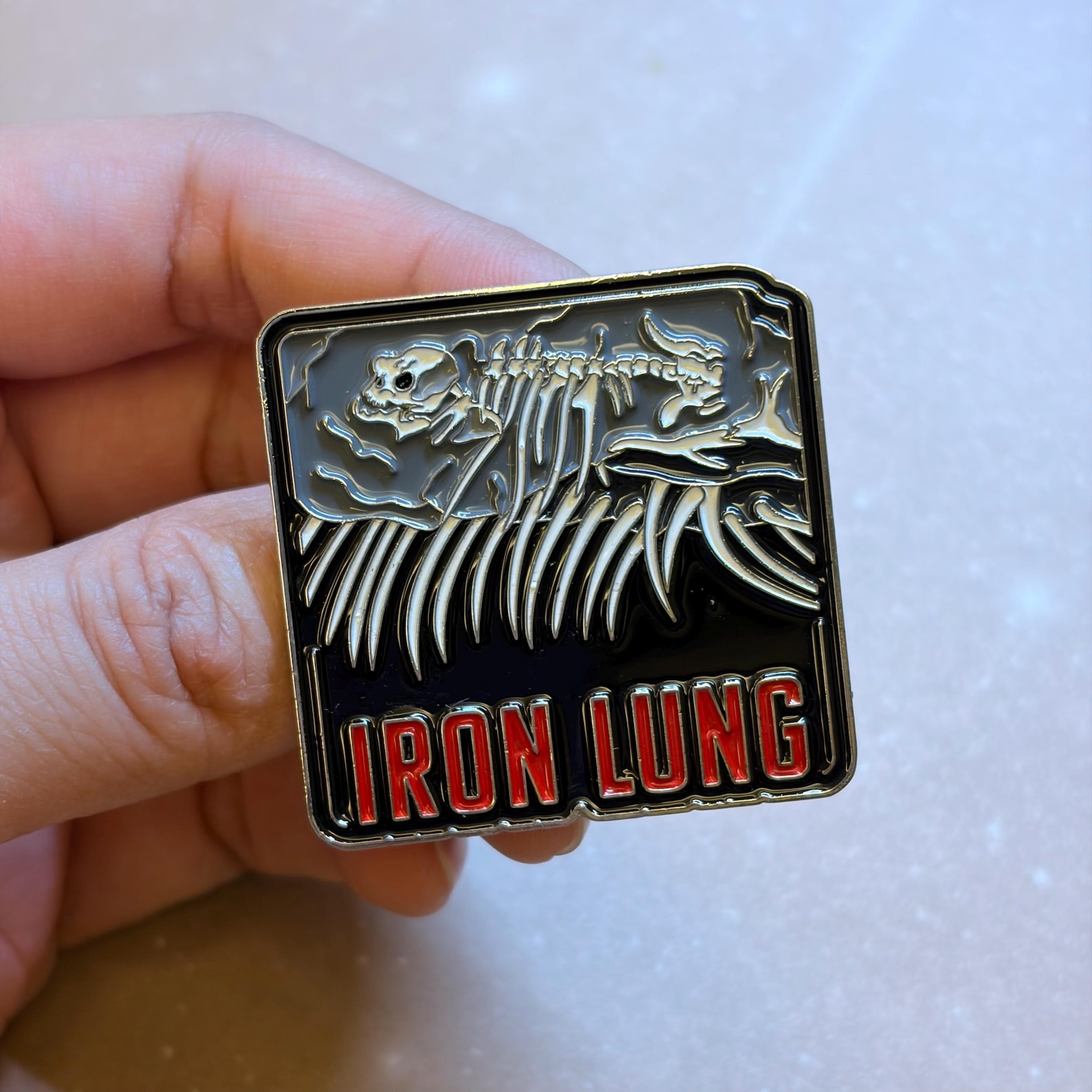 Iron Lung Inspired Movie Enamel Pin, Video Game Pin - Etsy