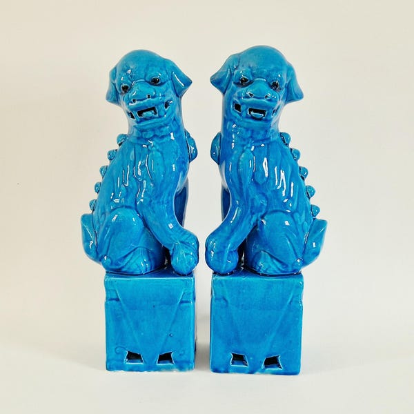 Turquoise Foo Dogs - Etsy