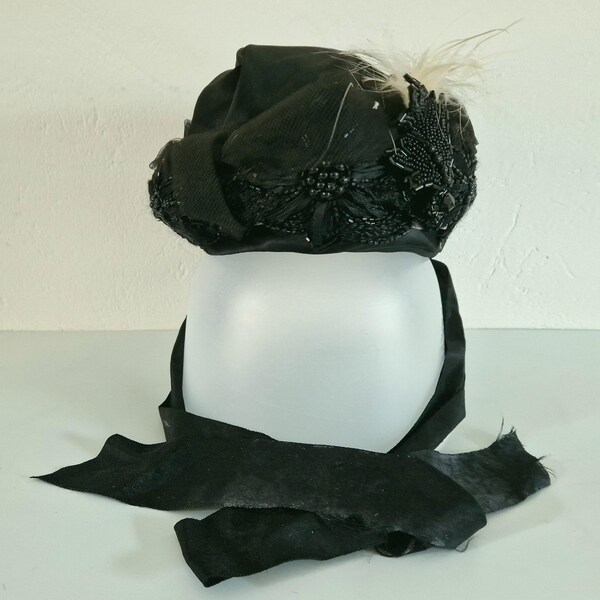 Mourning Bonnet - Etsy