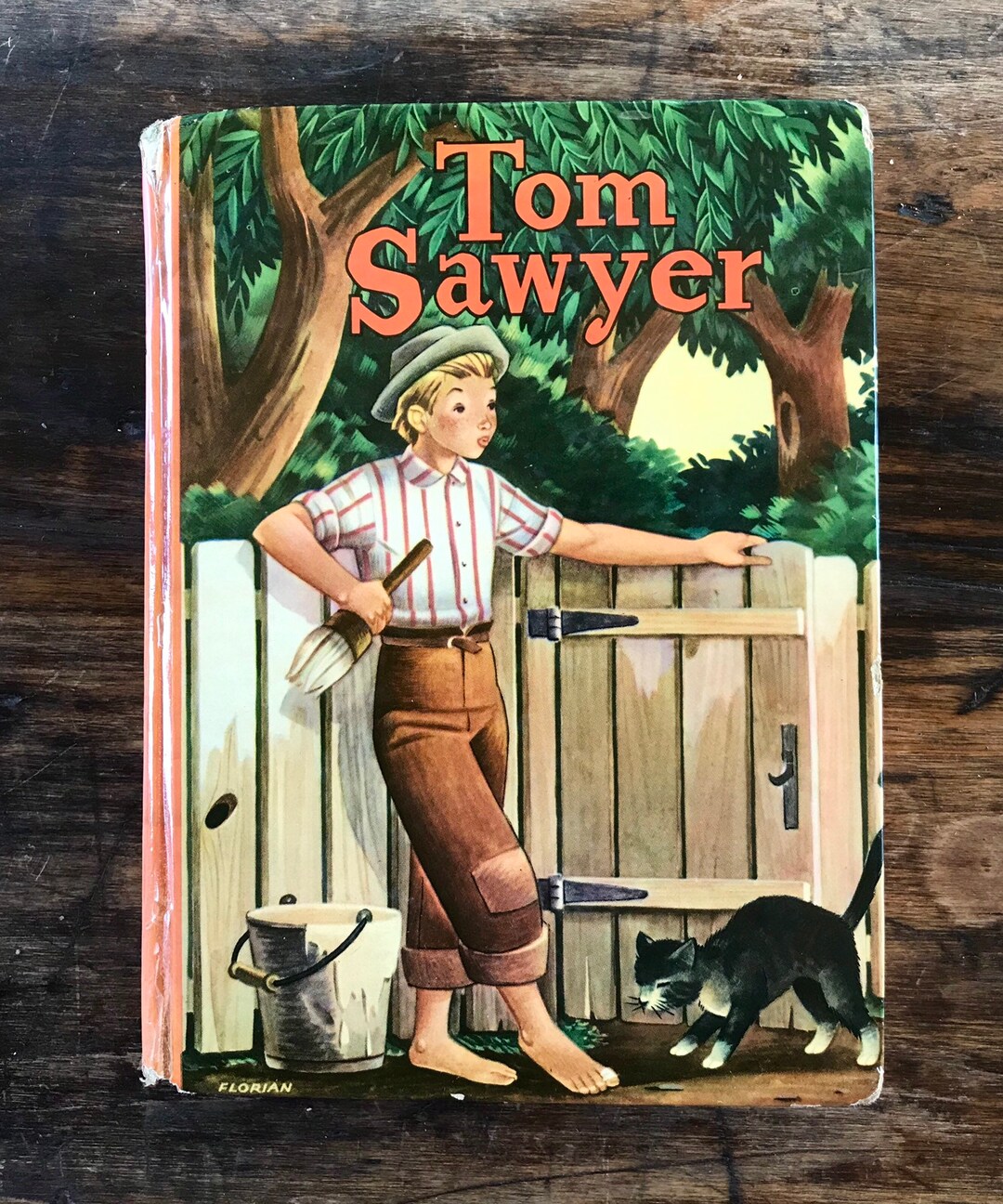 The Adventures of Tom Sawyer, Vintage Book, Hardcover, Mark Twain ...