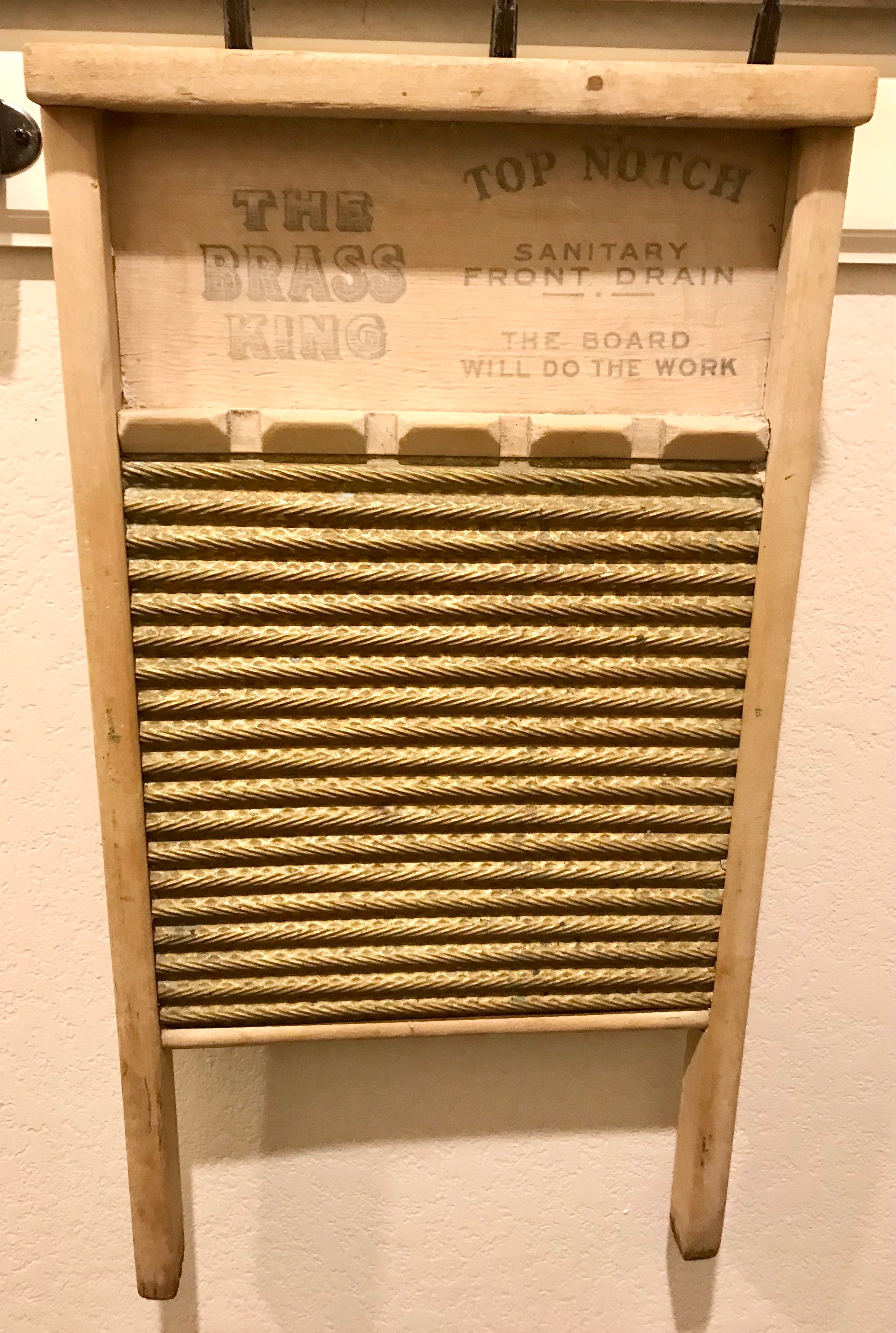 Vintage Washboard National Washboard Company The Brass King | Etsy