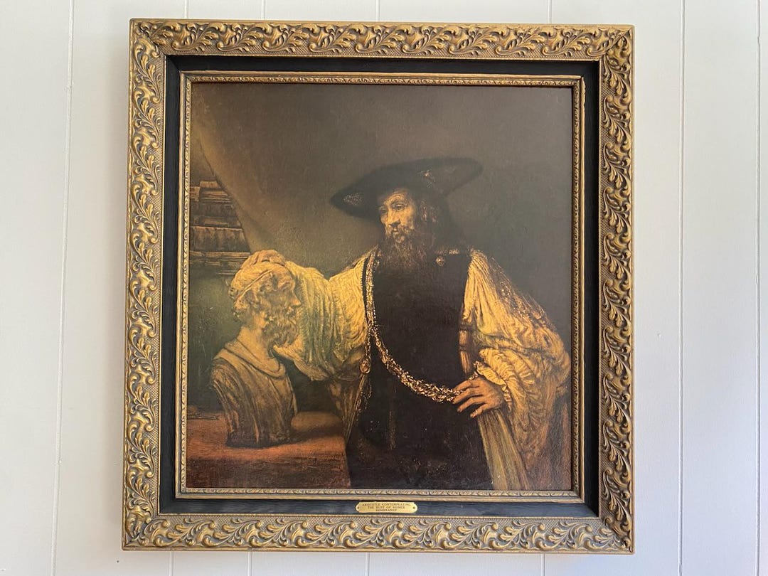 Aristotle Contemplating the Bust of Homer by Rembrandt - Etsy