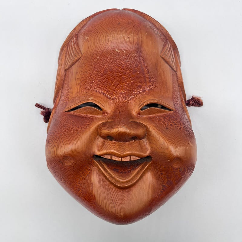 Noh Mask - Etsy