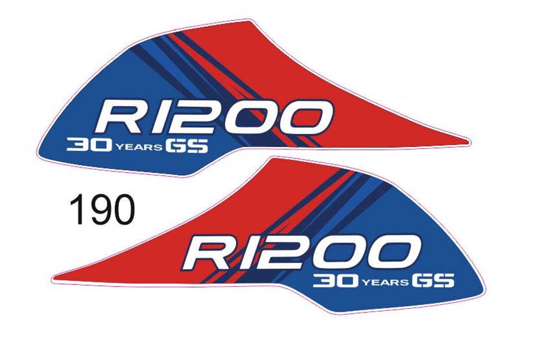 Ank Stickers 30 Years Design – BMW R1200 GS Digital Set | Motorcycle ...