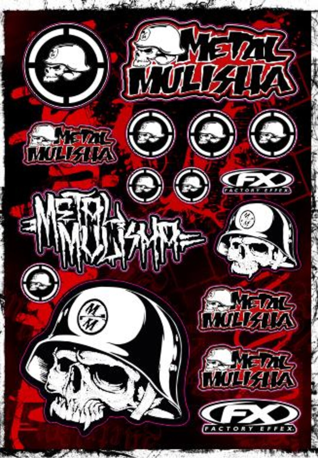 Metal Mulisha Factory Effex Skulls Set – Digital Decal Set | Instant ...