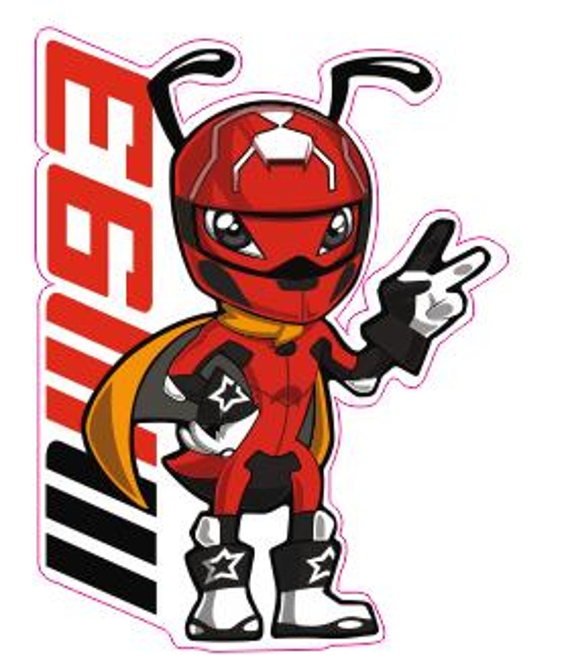 Marquez 93 Ant Motor – Digital Sticker Set | Motogp Decals | Instant ...