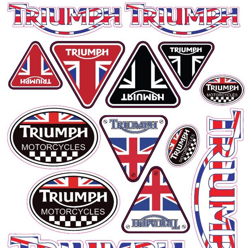 Triumph Motorcycle - Etsy