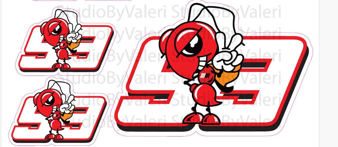 Marc Marquez Color PDF, CDR | Silhouette & Vector File | Digital ...