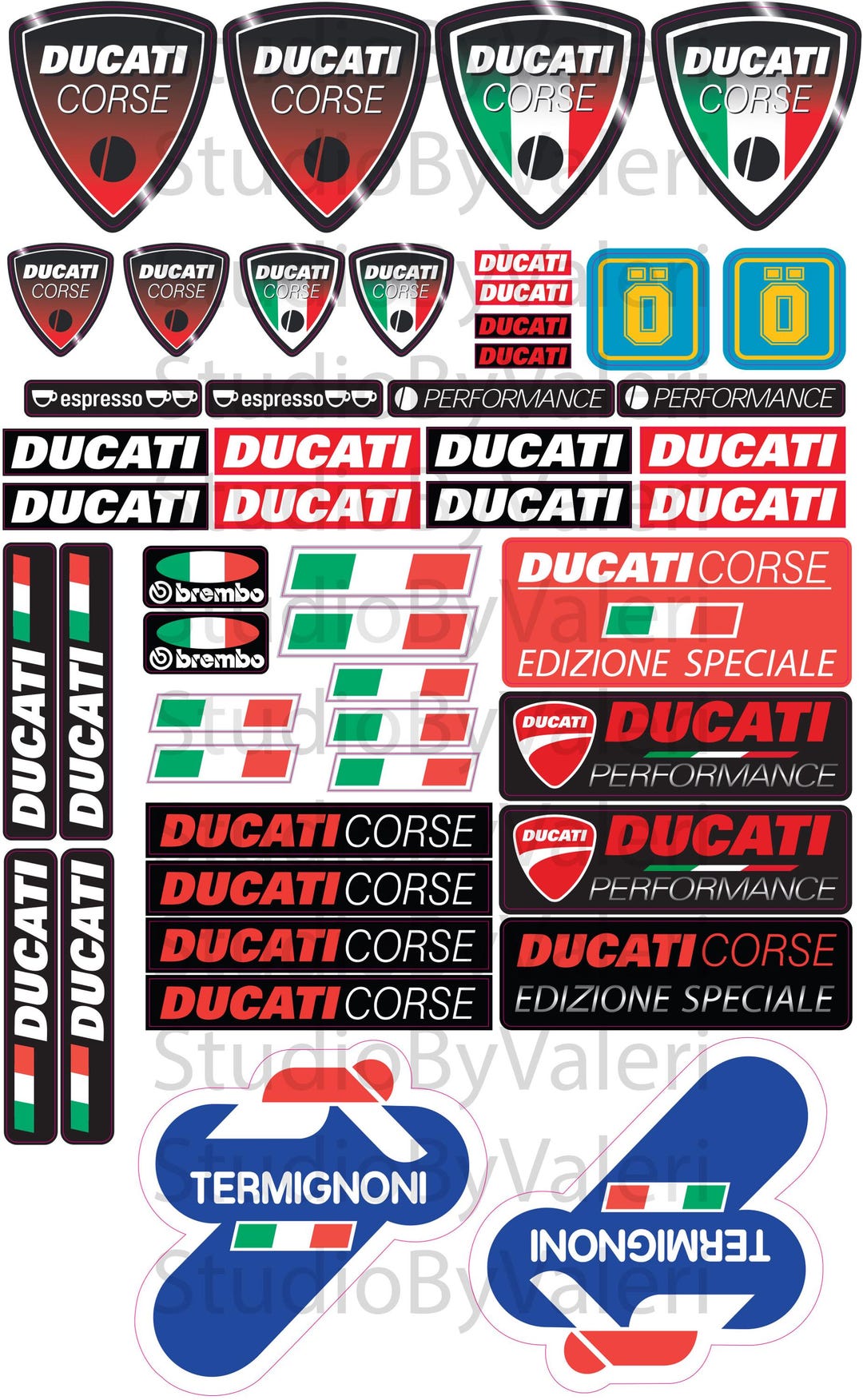 Ducati Corse Ohlins Digital Logo Download (pdf, CDR, SVG) - Etsy