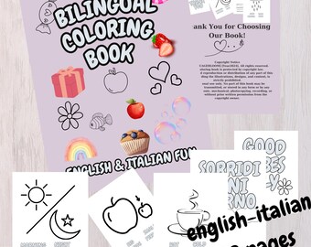 French-english Coloring Pages Bilingual Colouring Pages Printable ...
