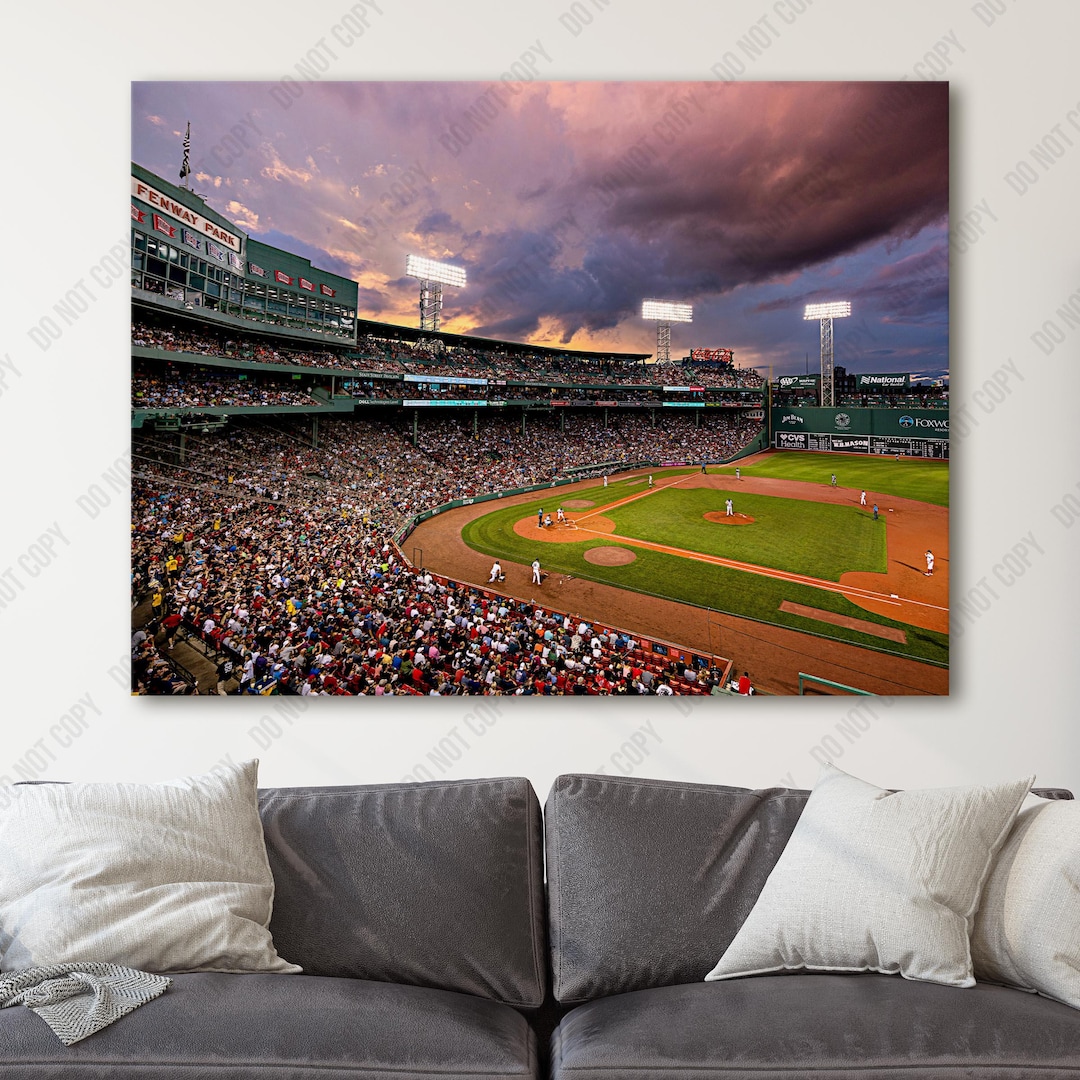 Fenway Park, Boston | Canvas Wall Art Print | Iconic Posters Prints ...