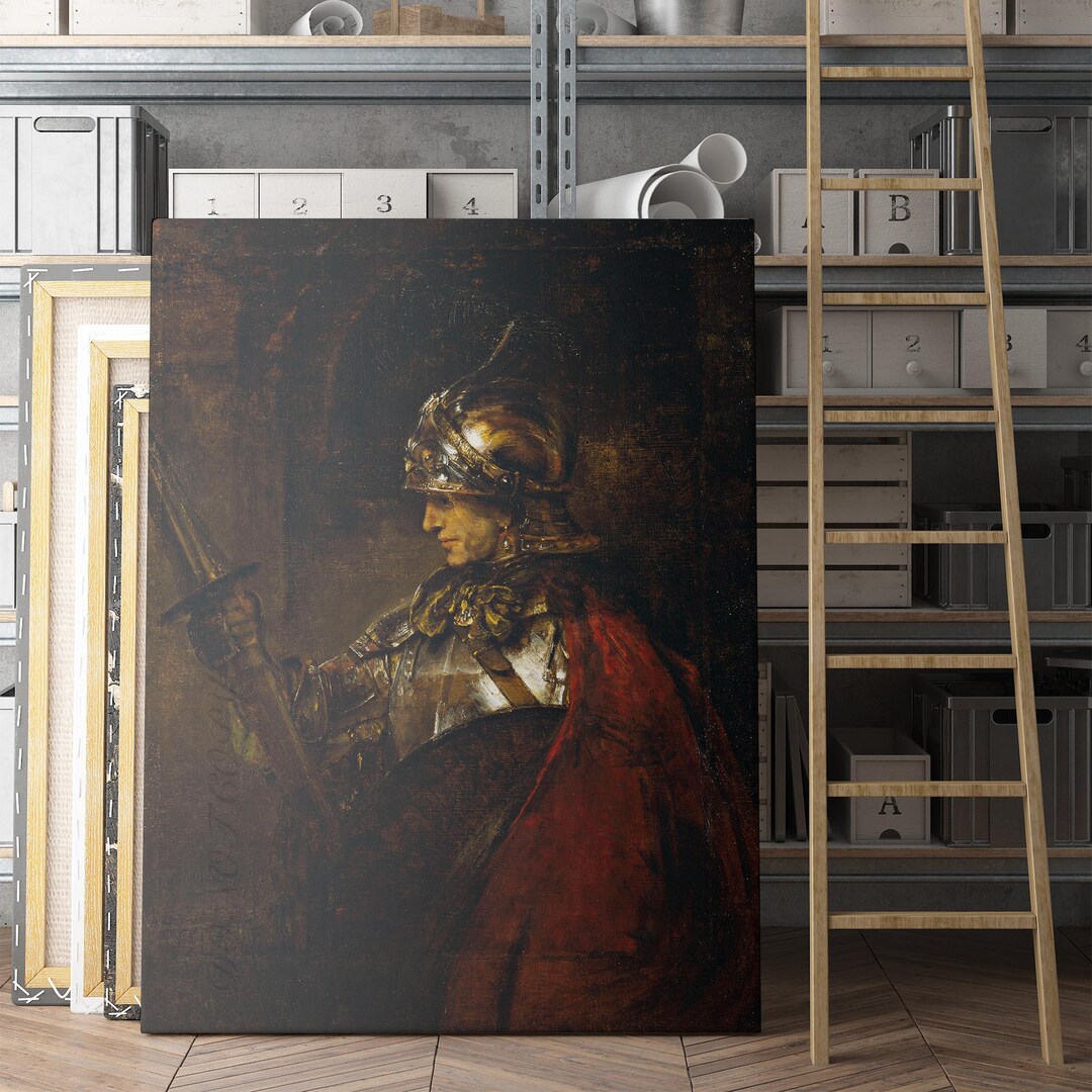 Alexander the Great, Man in Armour by Rembrandt | Canvas Wall Art Print ...