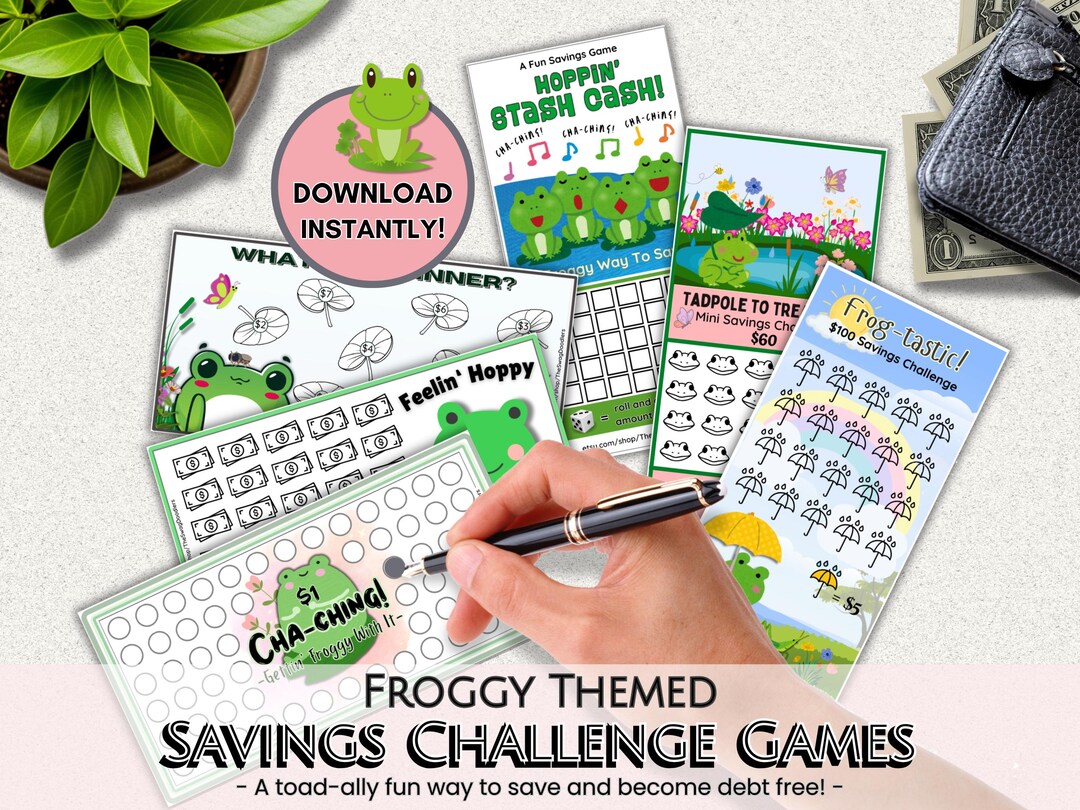 Low Income Savings Challenge Bundle for A6 Cash Stuffing Wallet ...