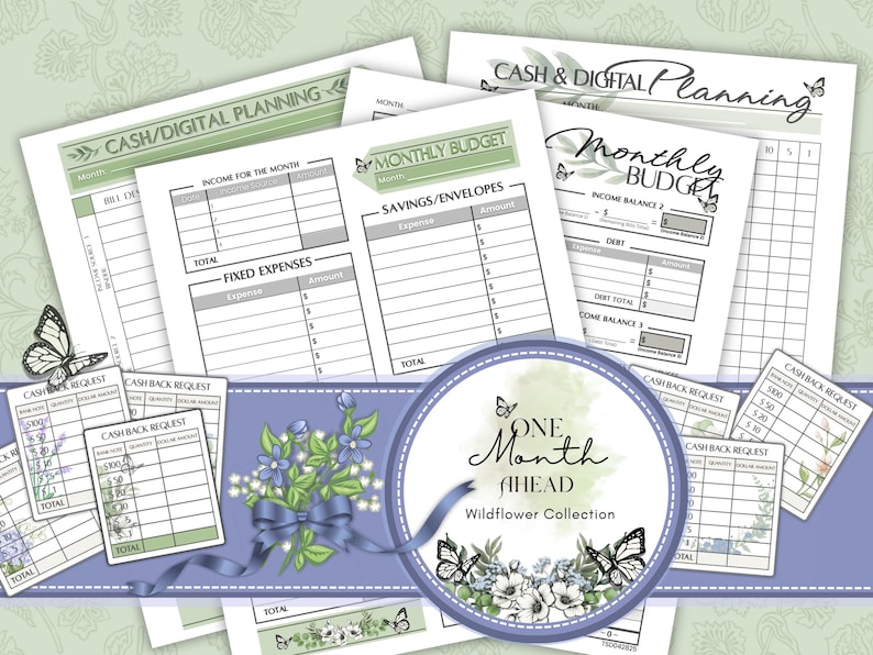 One Month Ahead Budget Bundle - A Personal Finance Budgeting Tool ...