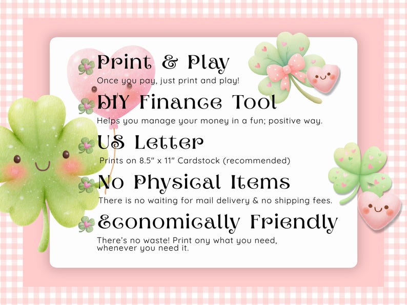 LUCKY ME Printable Money Challenge for A5 A6 & 3-ring Binder: Personal ...
