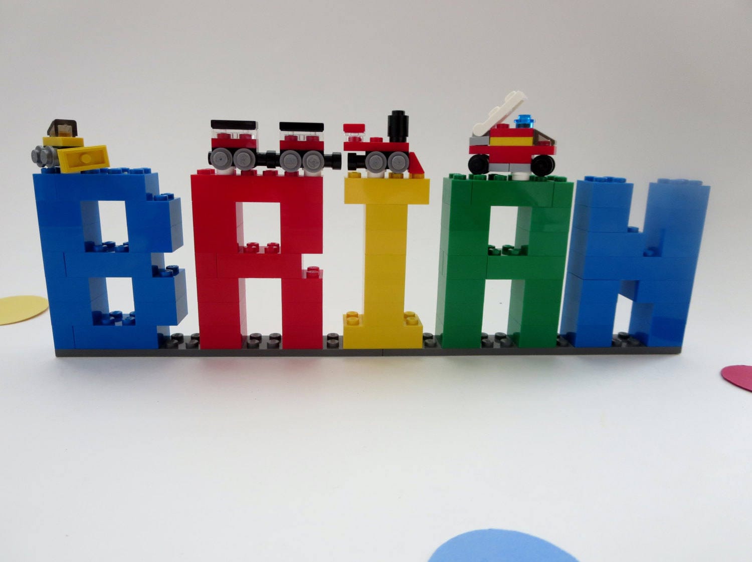 Kids Name Sign Kids Room Decor Made of Lego® Elements - Etsy