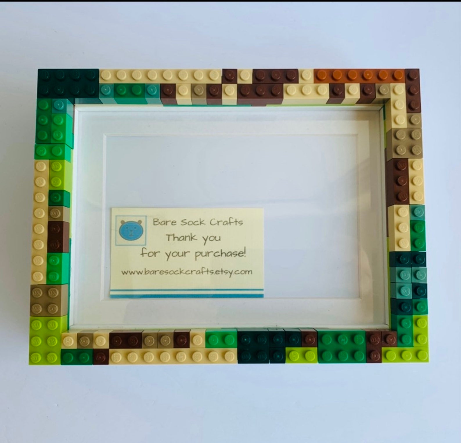 Picture Frames 5x7 Photo Frame Made of Lego Bricks - Etsy