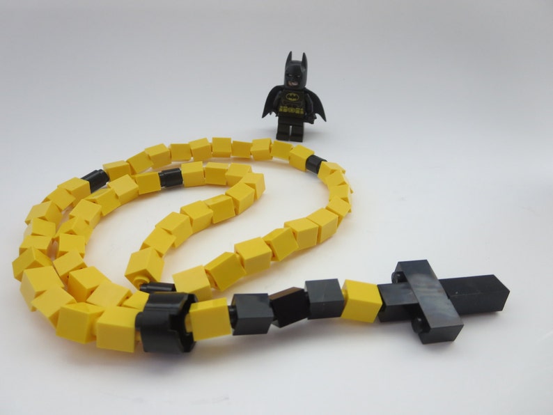 Catholic Rosary Kids Rosary Made of Lego Bricks Yellow and - Etsy