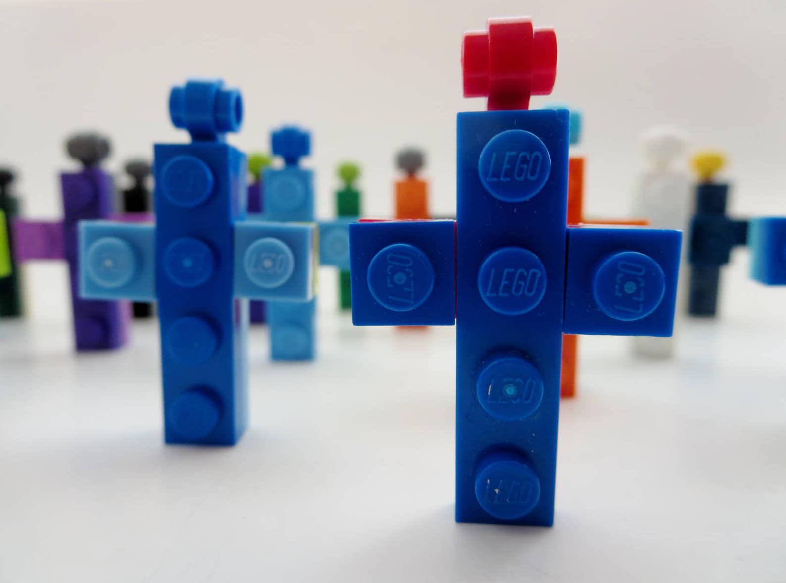 Red Cross Made With LEGO® Bricks Building Blocks Cross | Etsy