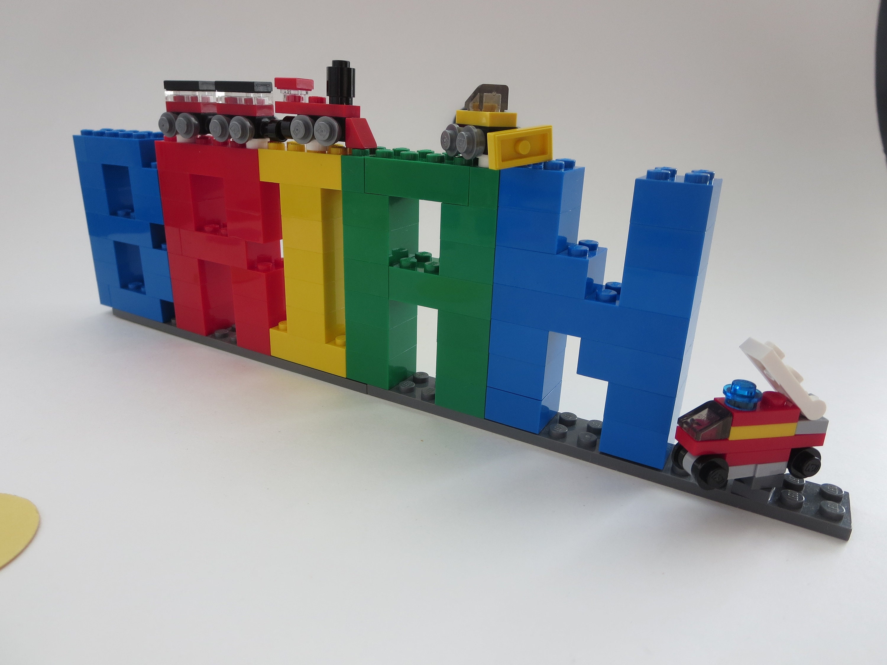 Kids Name Sign Kids Room Decor Made of Lego® Elements - Etsy