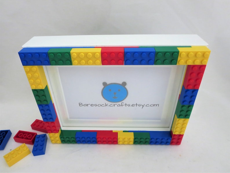 Picture Frames 5x7 Photo Frame Made of Lego Bricks - Etsy
