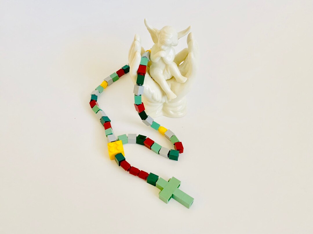 Catholic Rosary Made of Lego Bricks - Boy First Communion Gift - Star ...