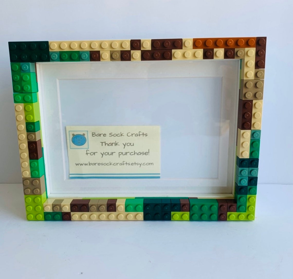 Picture Frames 5x7 Photo Frame Made of Lego Bricks - Etsy