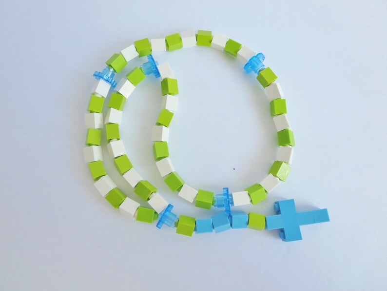 Rosary Made With Lego Bricks Catholic Child Rosary Light | Etsy