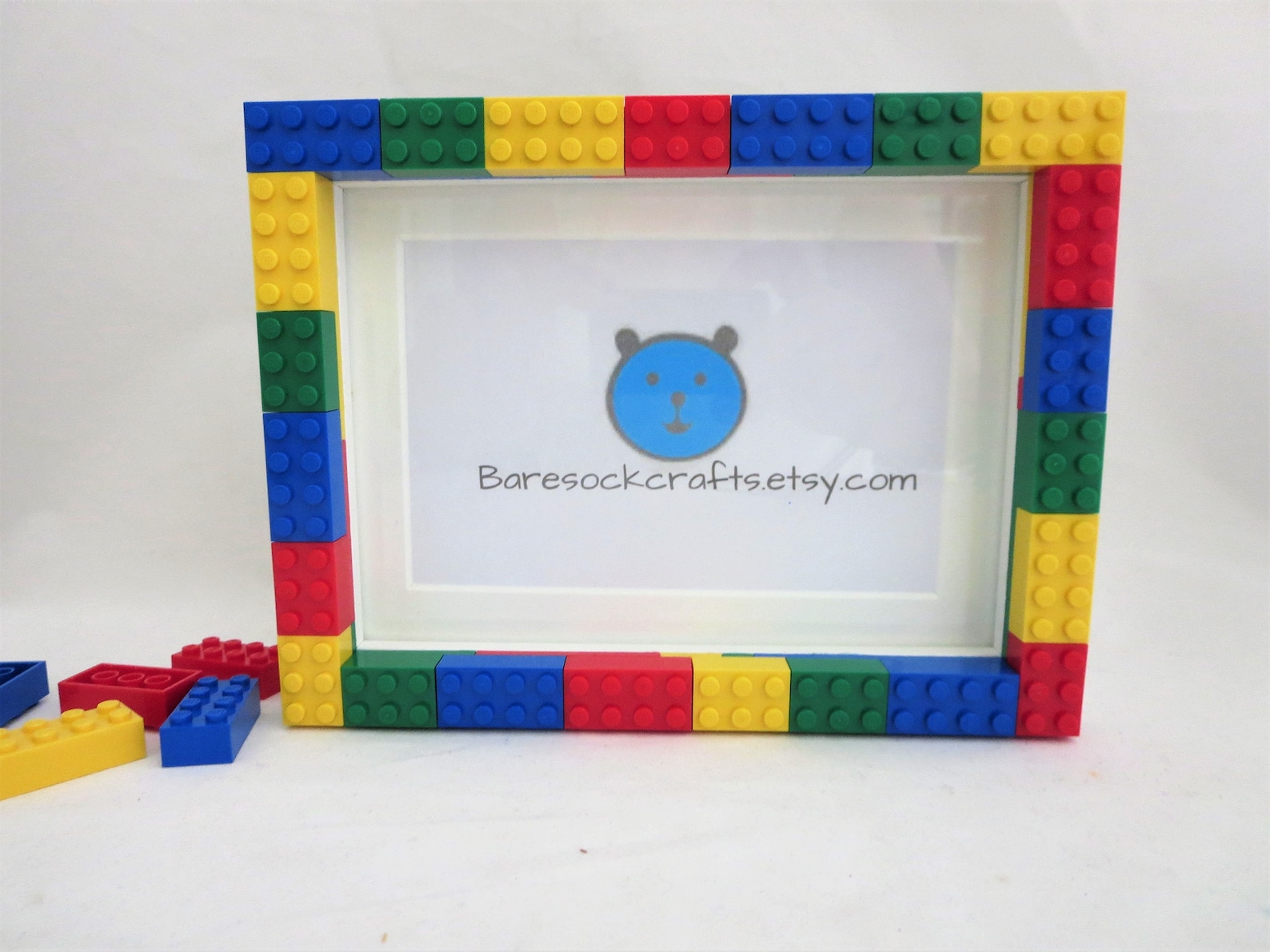 Picture Frames 5x7 Photo Frame Made of Lego Bricks - Etsy