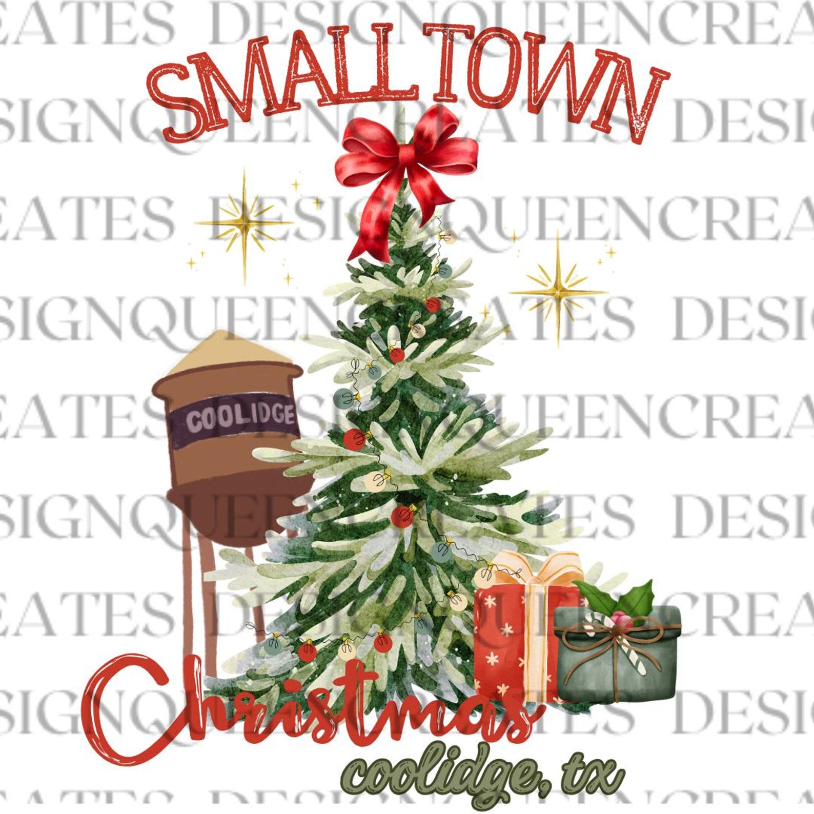 Small Town Christmas Coolidge PNG, Christmas Season PNG, Holiday Png ...