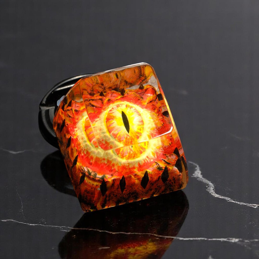 Artisan Keycap Evil Eye Power, Custom Keycaps, ESC Keycap for Cherry MX ...