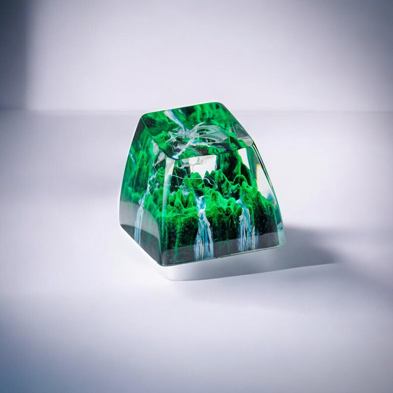 Keycap Mystical Forest Resin, Keycaps Custom Artisan, Keycaps Anime ...