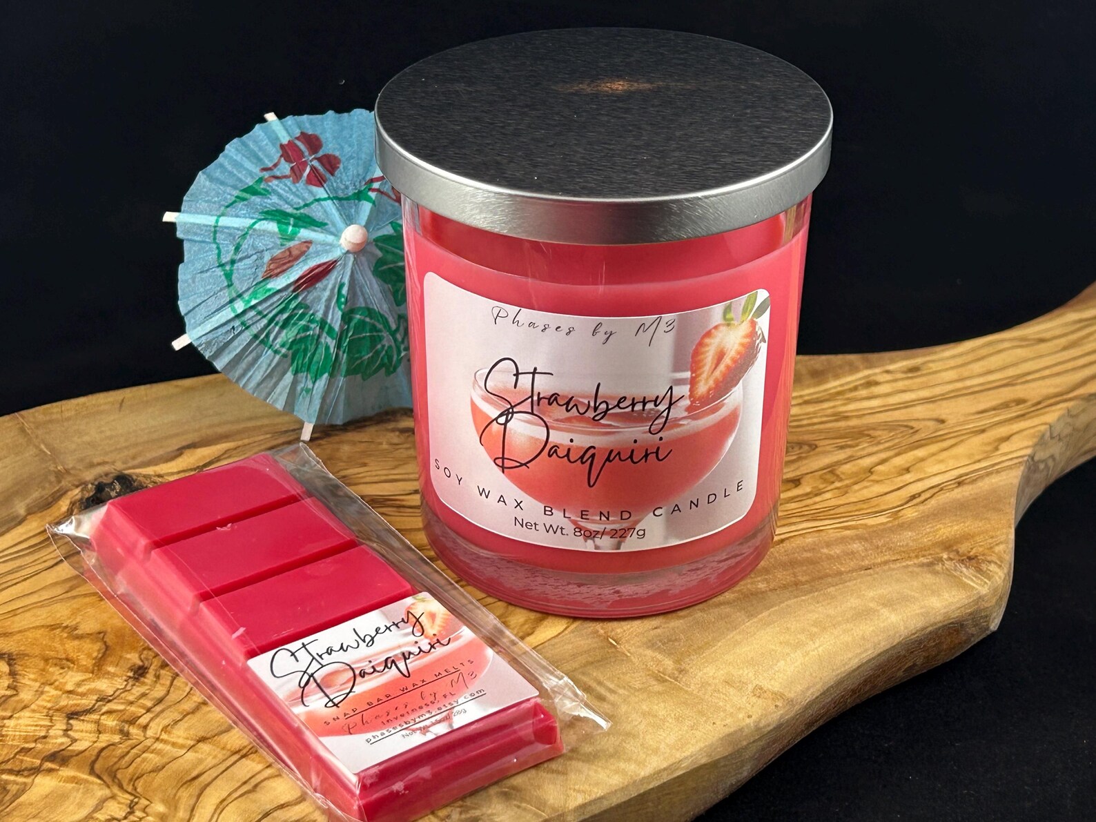 Summer Cocktail Collection Handmade Soy Candles & Wax Melts: Peach ...