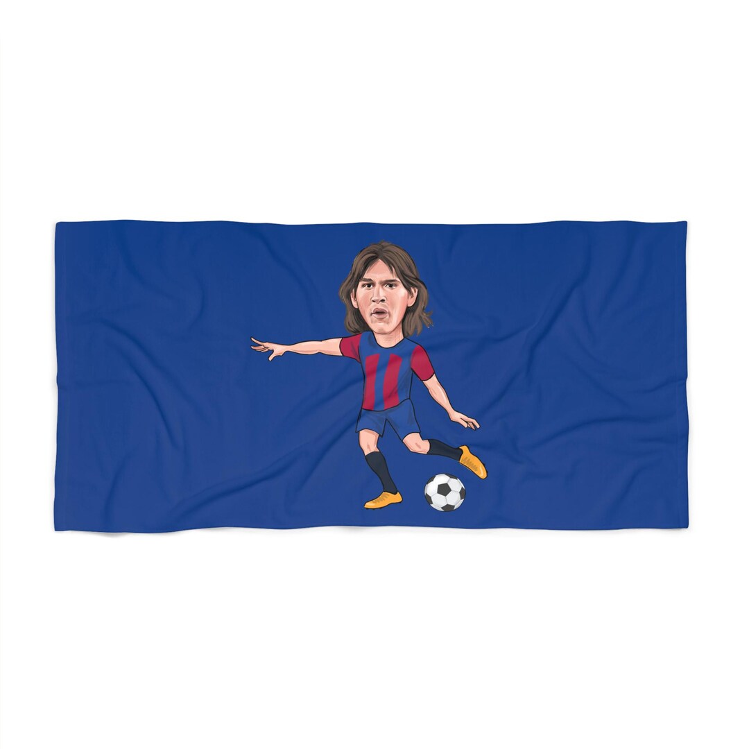 Lionel Messi Barcelona Beach Towel - Etsy