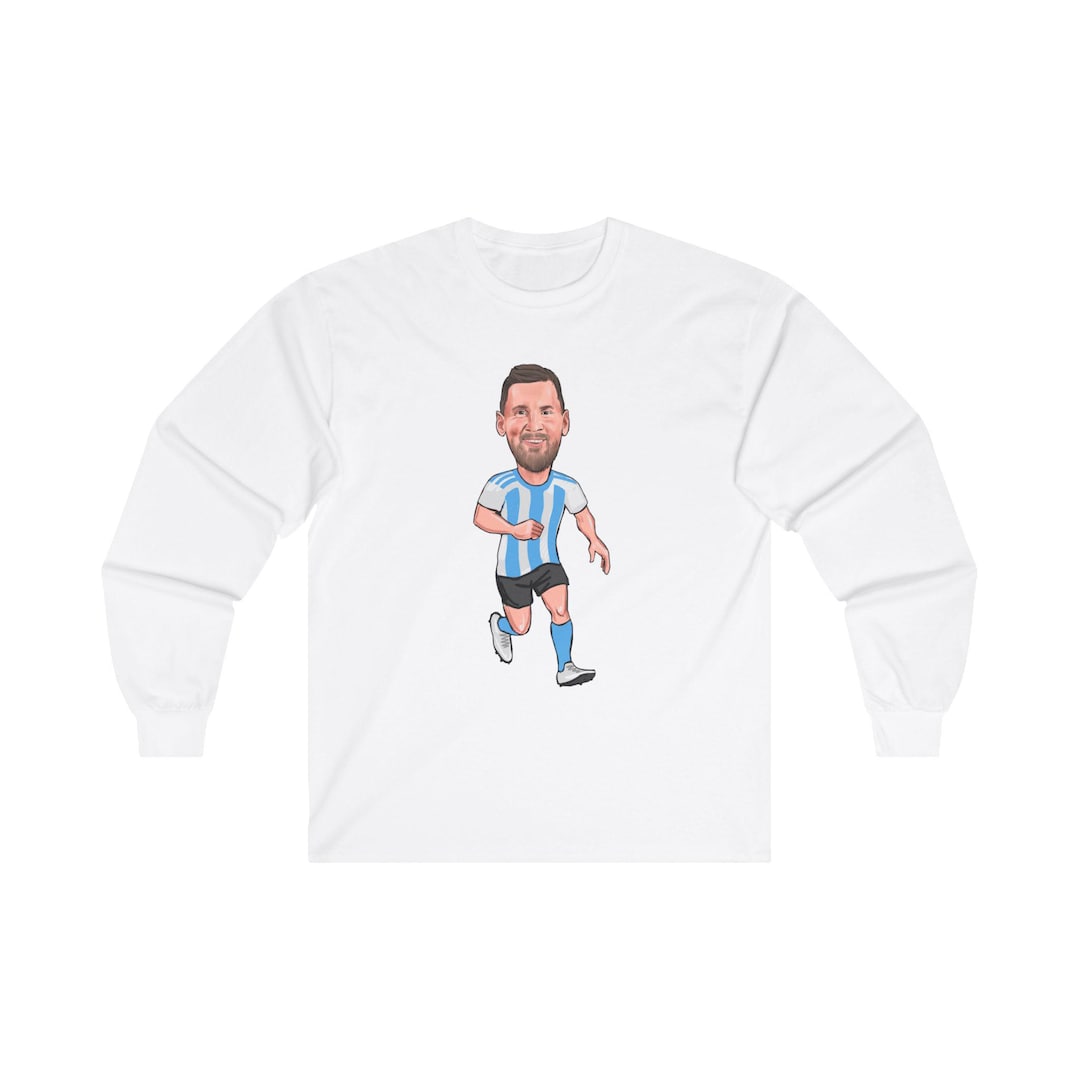 Lionel Messi Argentina Long Sleeve T-shirt - Etsy