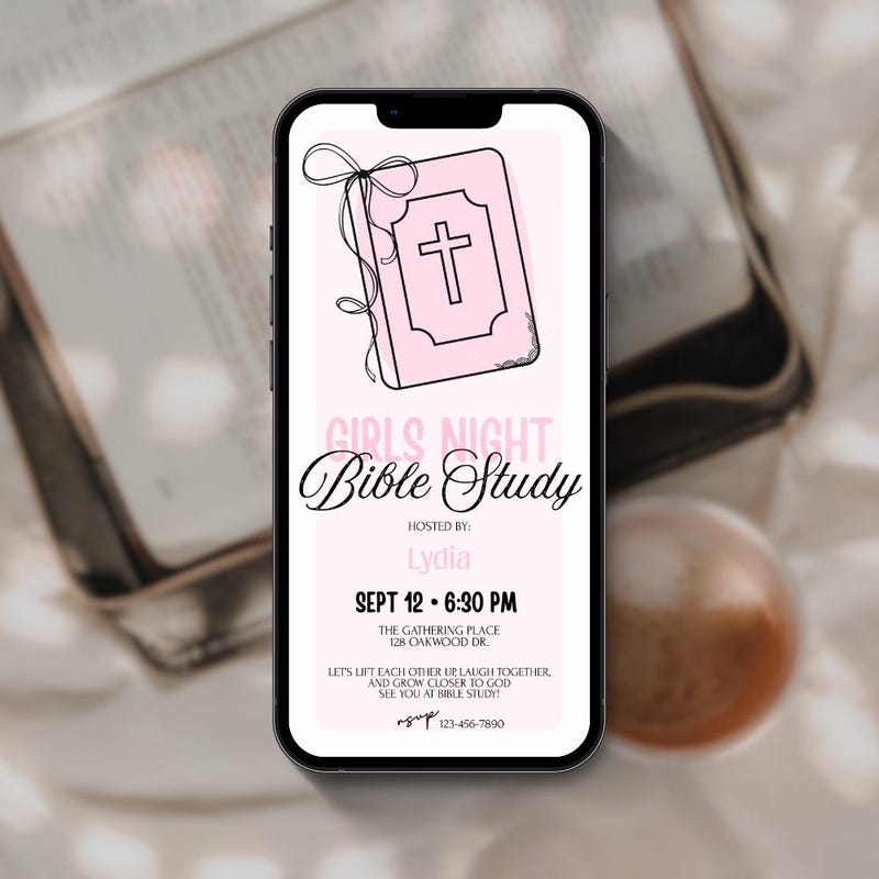 Bible Study Party Invite - Etsy