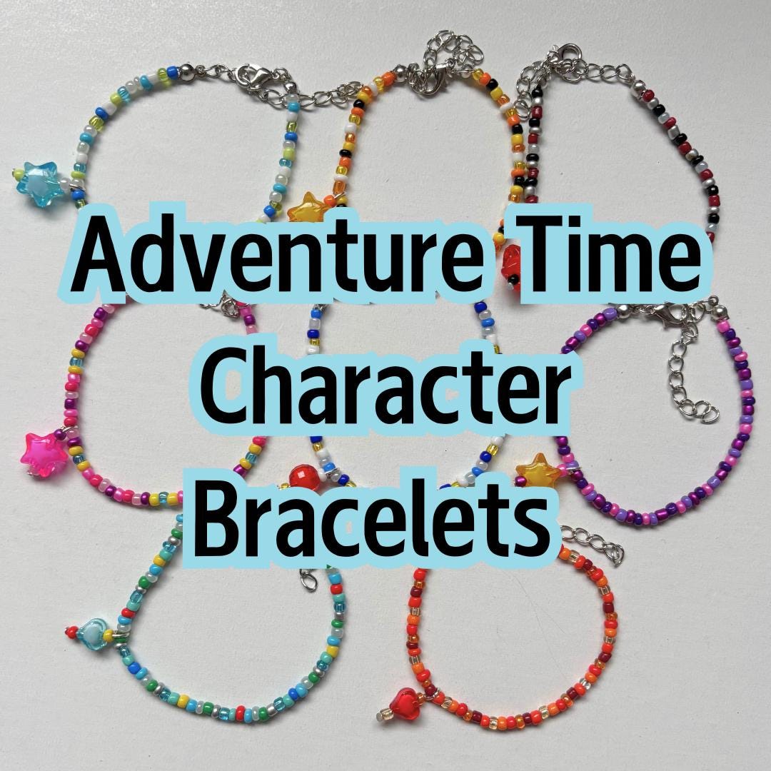 Adventure Time Characters Subtle Beaded Bracelet - Etsy