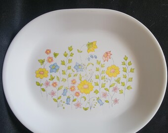 Vintage Corelle Spring Meadow Pattern Platter, Cups and Creamer by ...