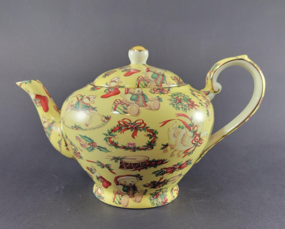 Christmas Theme Teapot - Etsy