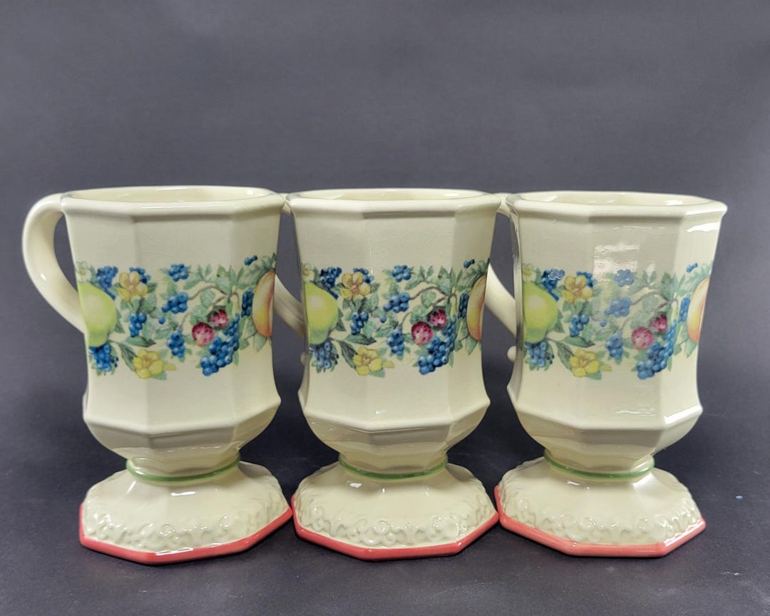 Avon "sweet Country Harvest" Set of 3 Mugs. - Etsy