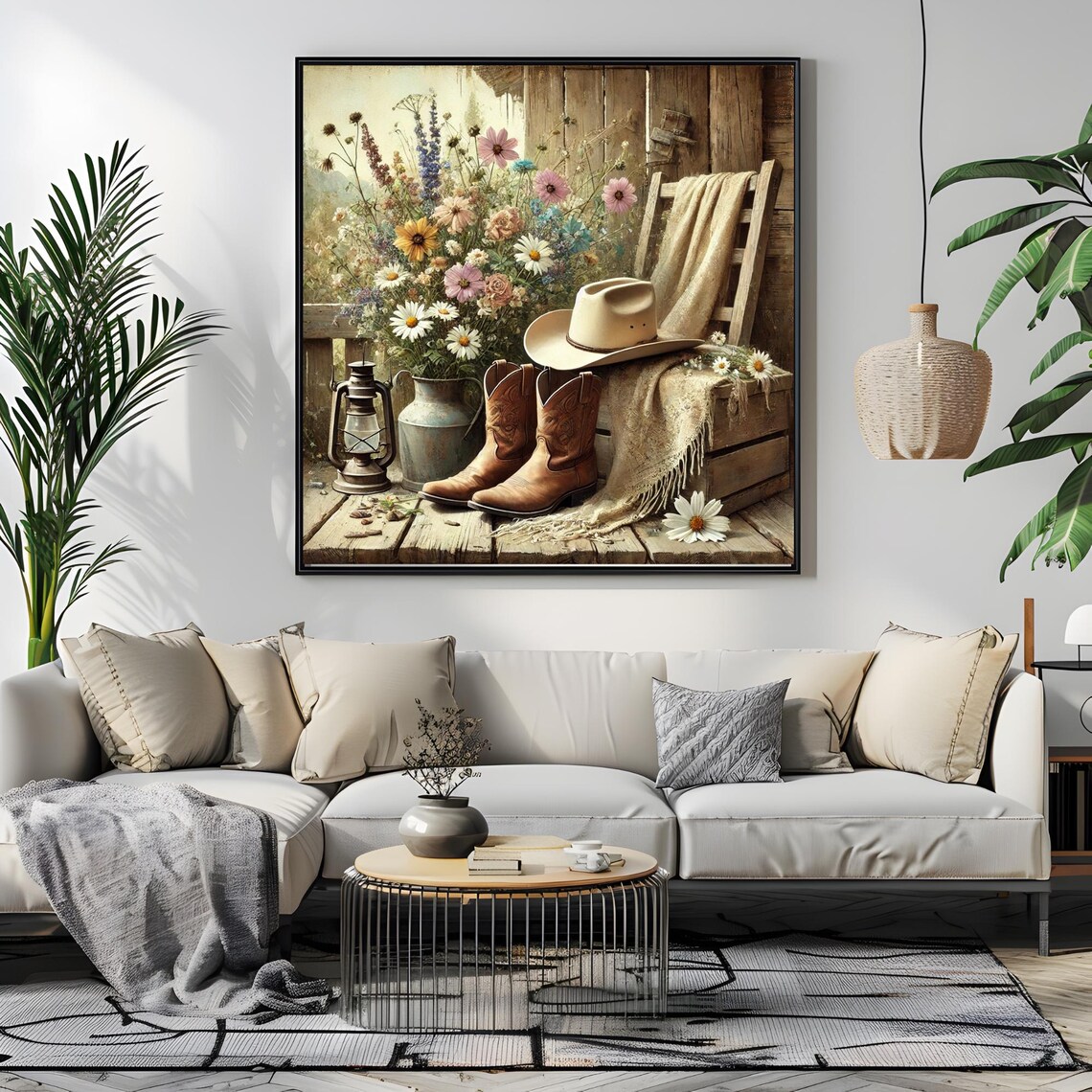 Rustic Farm Art Print, Country Wall Art Print, Rural Lifestyle Art ...