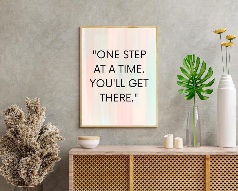 Inspirational Quotes Wall Art, Digital Download, Motivational Quote ...