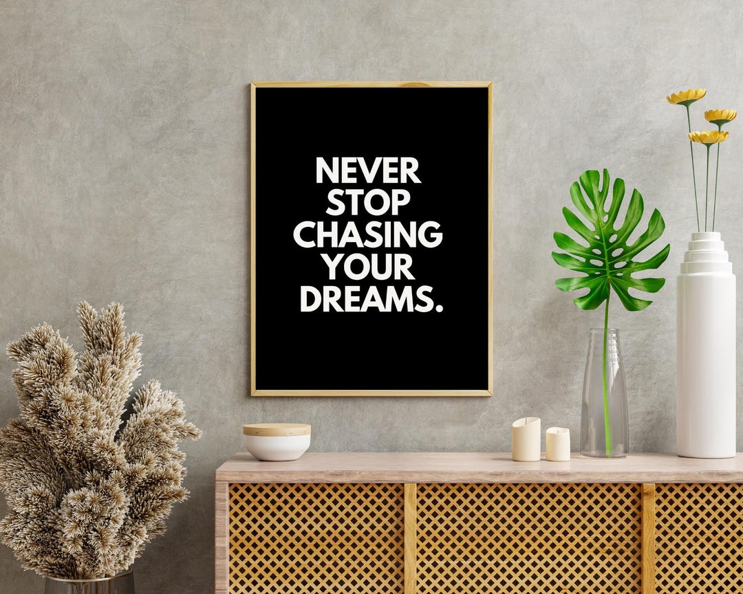 Inspirational Quotes Wall Art, Digital Download, Motivational Quote ...