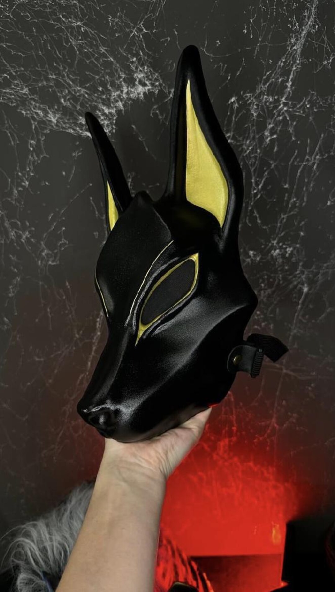 Anubis Egyptian Mask, Mask of the Jackal - Etsy