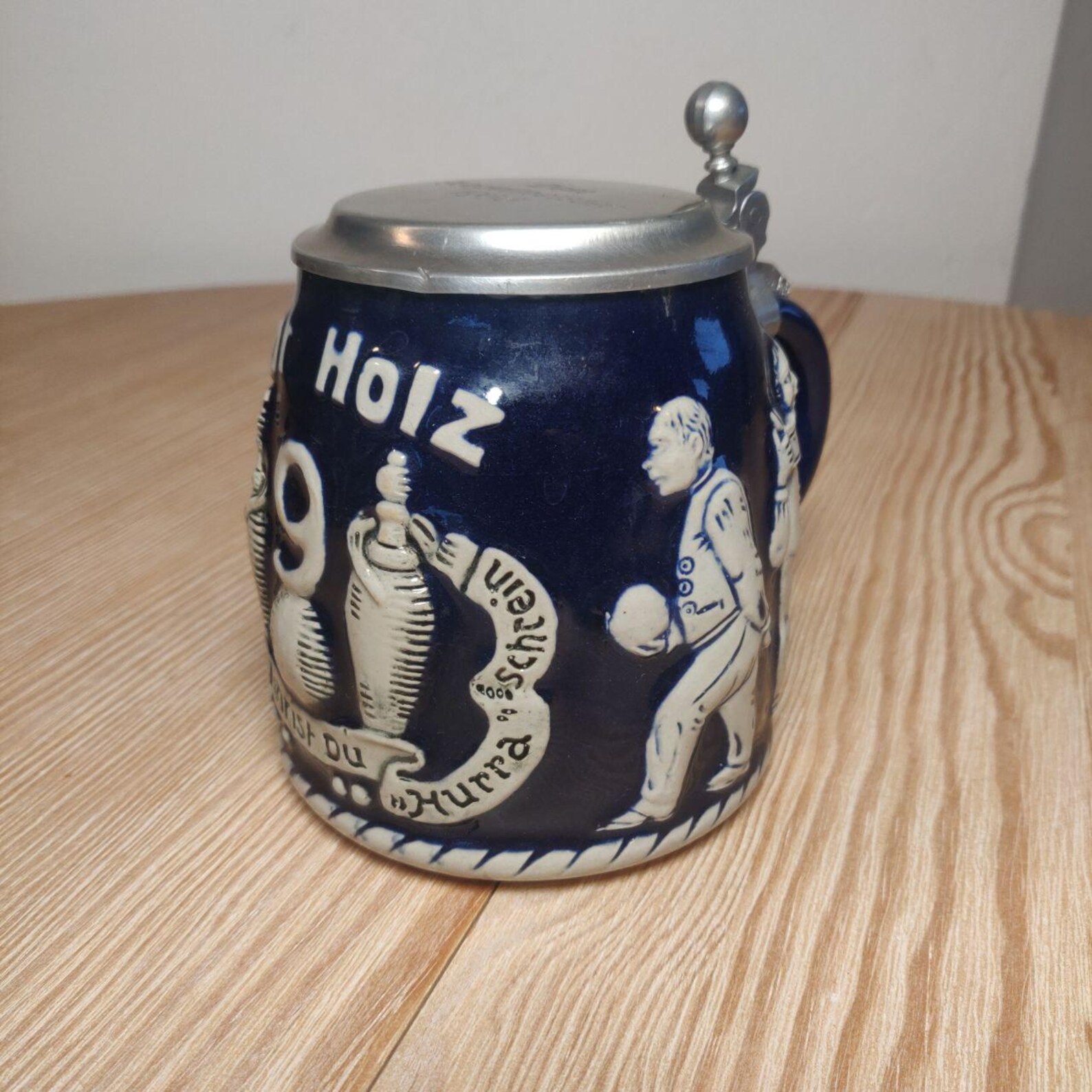 Handcrafted German *gut Holz* Beer Stein by MR – Authentic Ceramic With ...