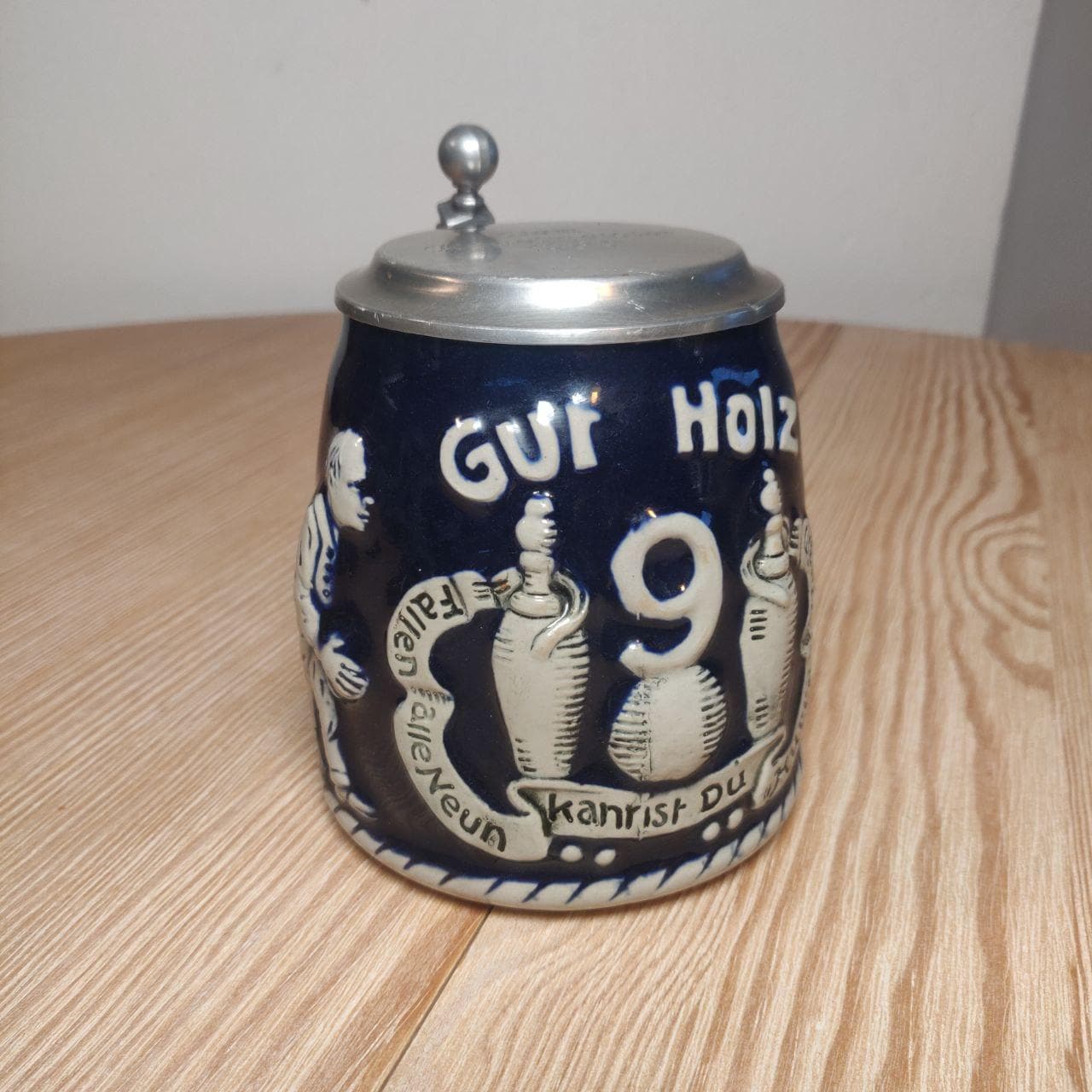 Handcrafted German *gut Holz* Beer Stein by MR – Authentic Ceramic With ...