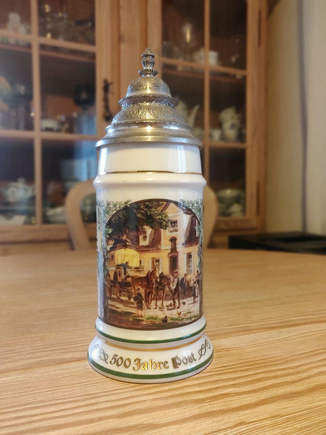 Porcelain Beer Stein – 500 Years of Postal Service Rastal 1990 ...