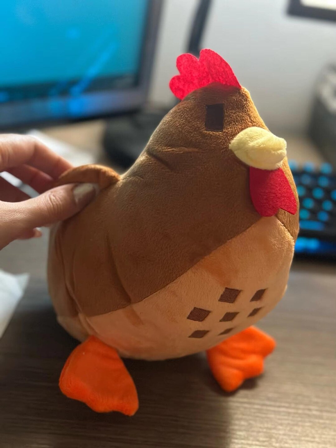 Stardew Valley Chicken Pillow Plush Soft Stuffed Animal Toys Cartoon ...