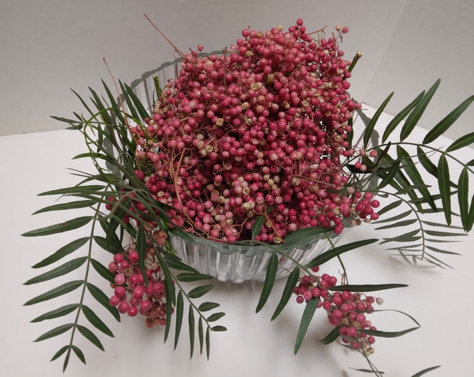 Dried Pepperberries With Stem Natural Pink Color for - Etsy